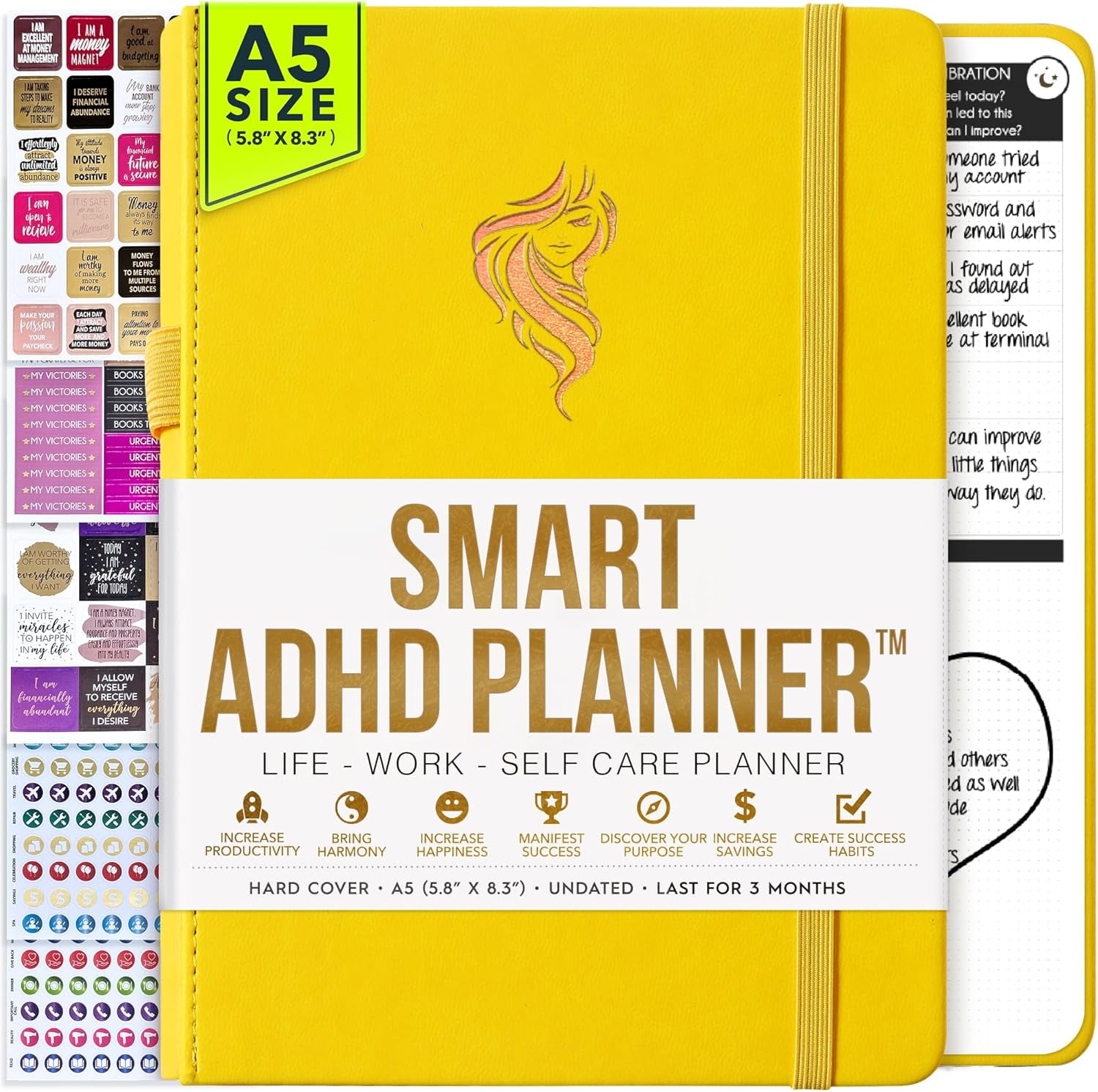 SMART ADHD PLANNER - Adhd Daily Planner - A Self Care Personal ...