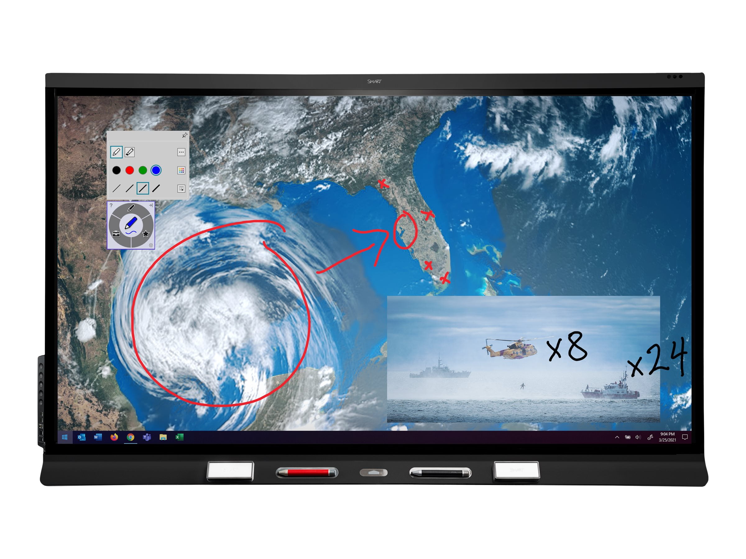 SMART Board 6000S (V3) Pro series SBID-6475S-V3-P - 75" Diagonal Class ...