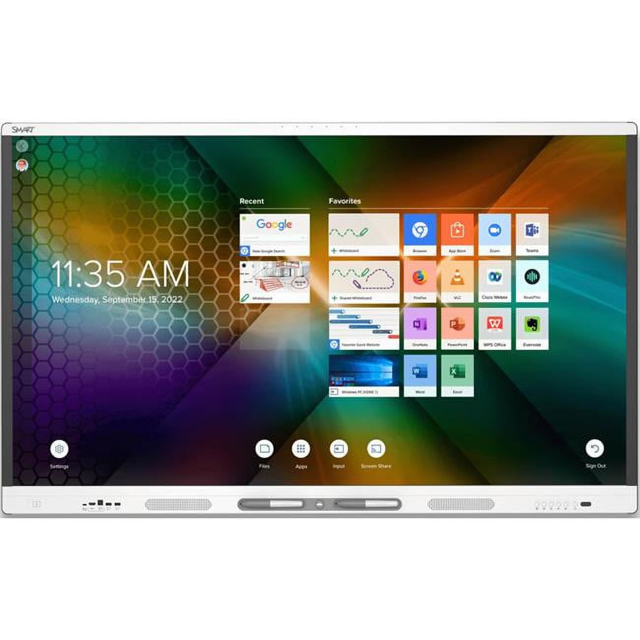 "SMART Board MX086-V4 Interactive 86"" LED-Backlit LCD Screen Display ...