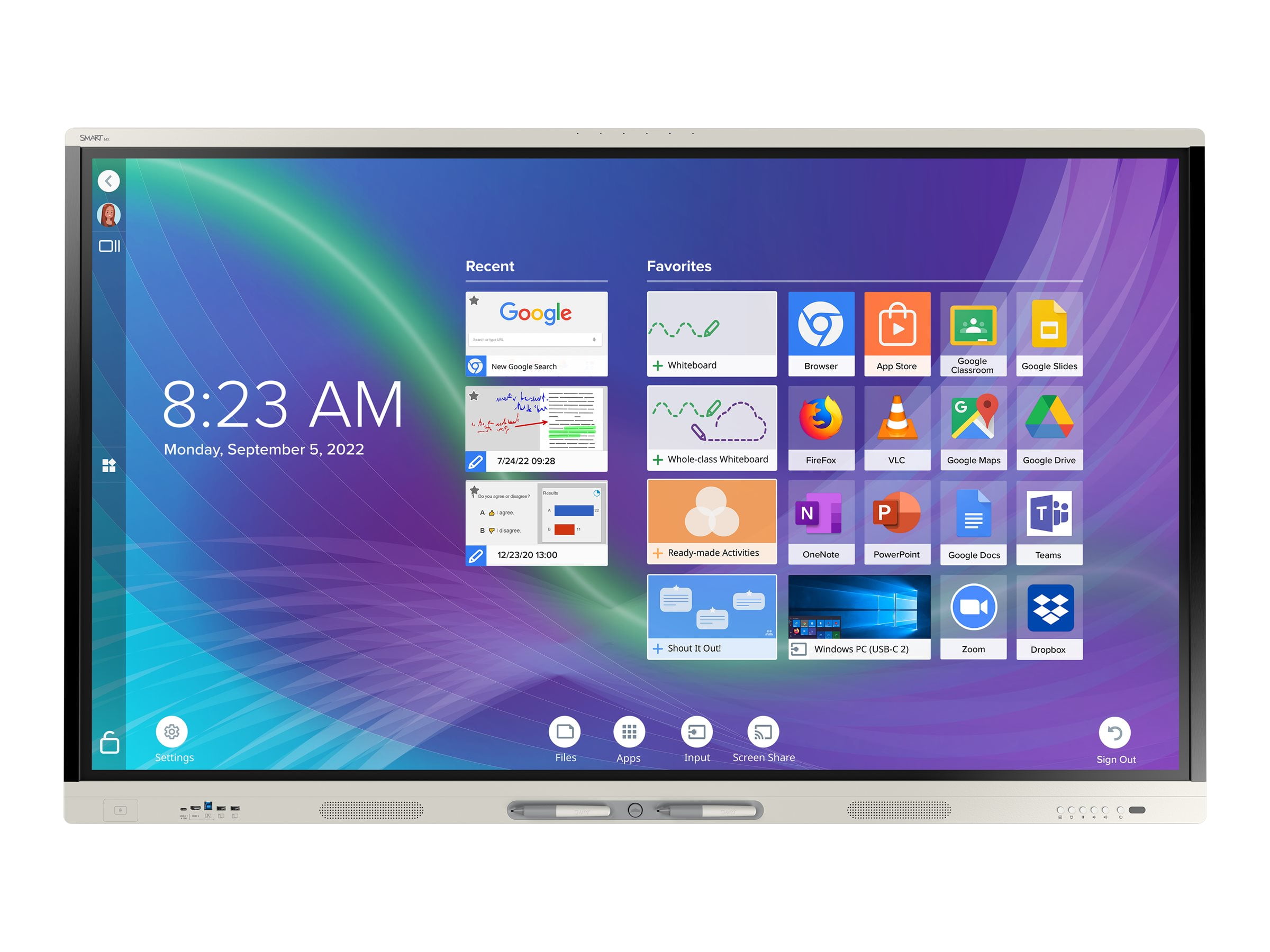 SMART Board SBID-MX275-V4 - 75" Diagonal Class MX (V4) Series with iQ LED-backlit LCD display ...