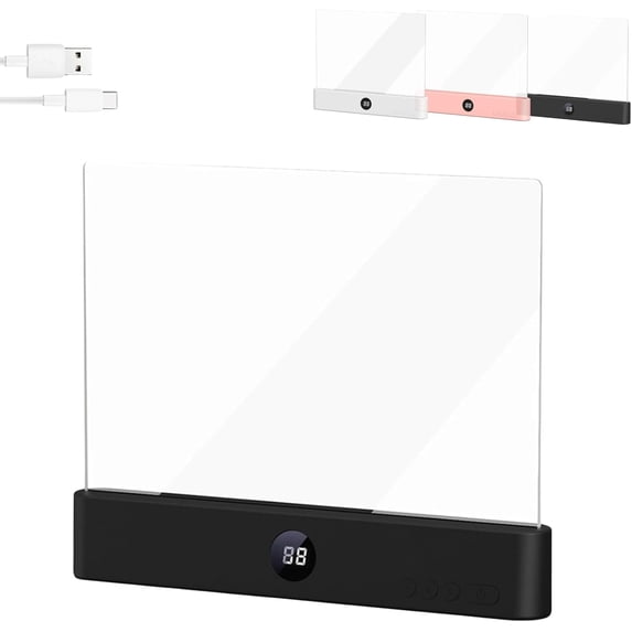 THIS SMART LED FLAT-PANEL READING LIGHT FEATURES THREE COLOR ...