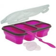 SMART PLANET PP1LPP PINK 4 COMPARTMENT COLLAPSIBLE MEAL KIT - Walmart.com