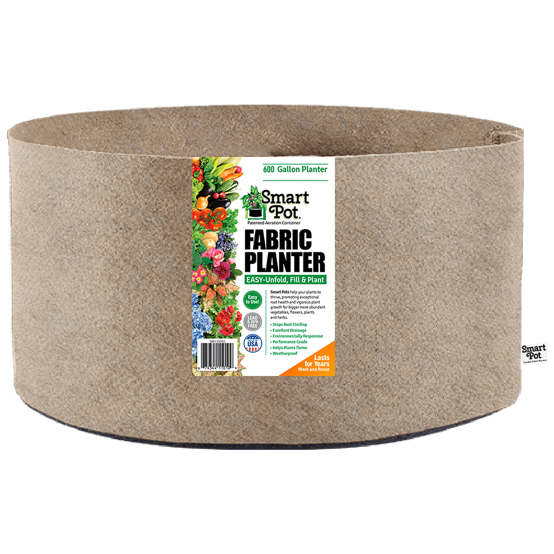 SMART POT 600 Gallon Fabric Grow Bag - Natural - Walmart.com