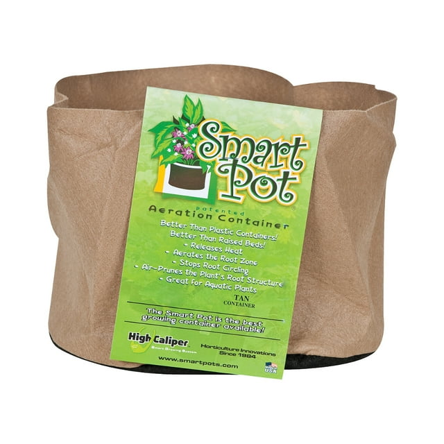 SMART POT FABRIC GARDEN PLANT CONTAINER, TAN, 1 GALLON - Walmart.com