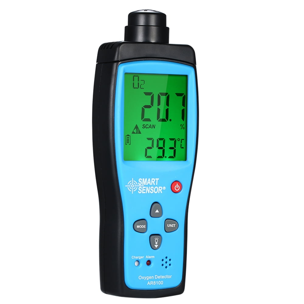 SMART SENSOR Meter, Handheld Meter Tester Handheld Meter Portable O2 ...