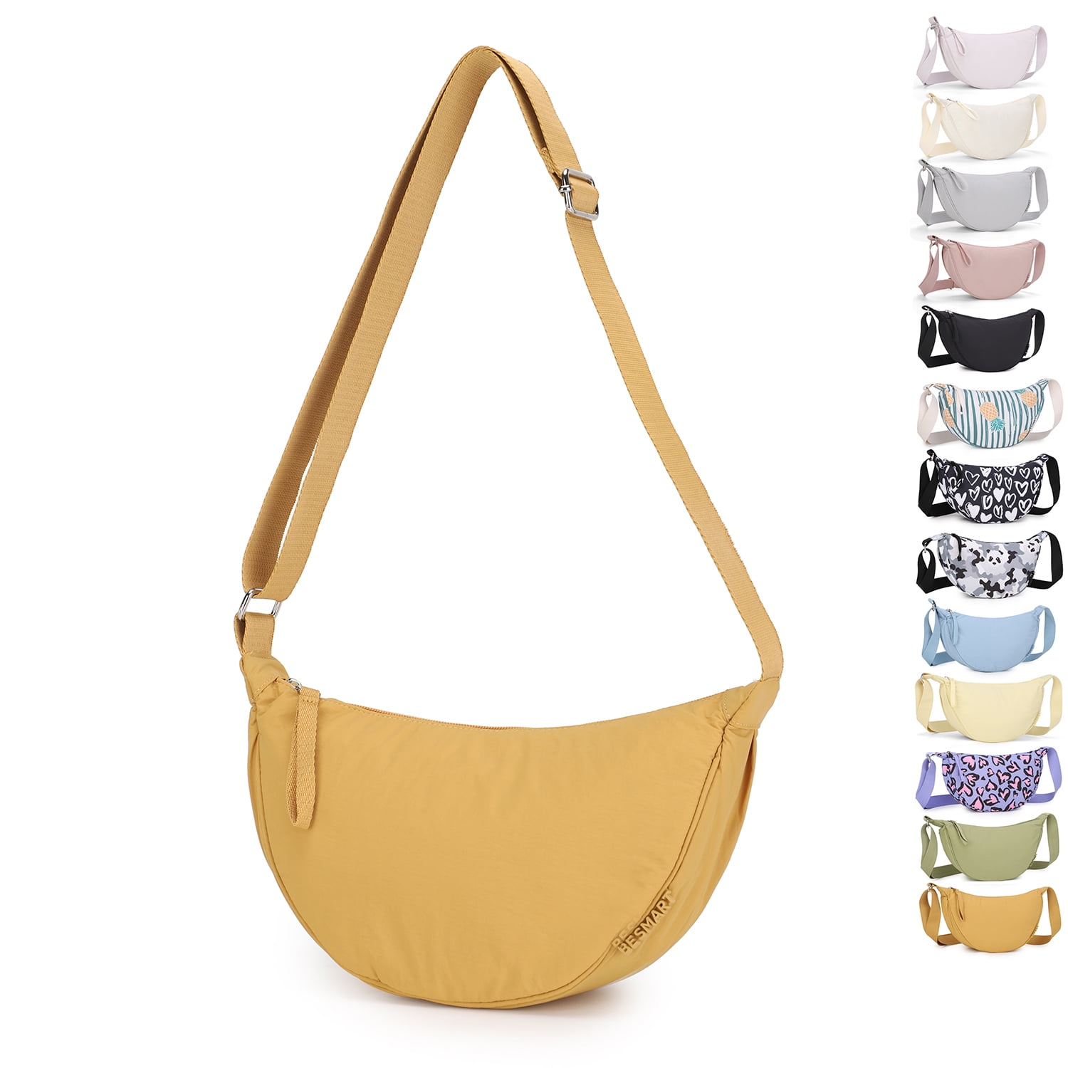 BE SMART Waterproof Crescent Bag Dumplings Bag Women's Crossbody Bag ...