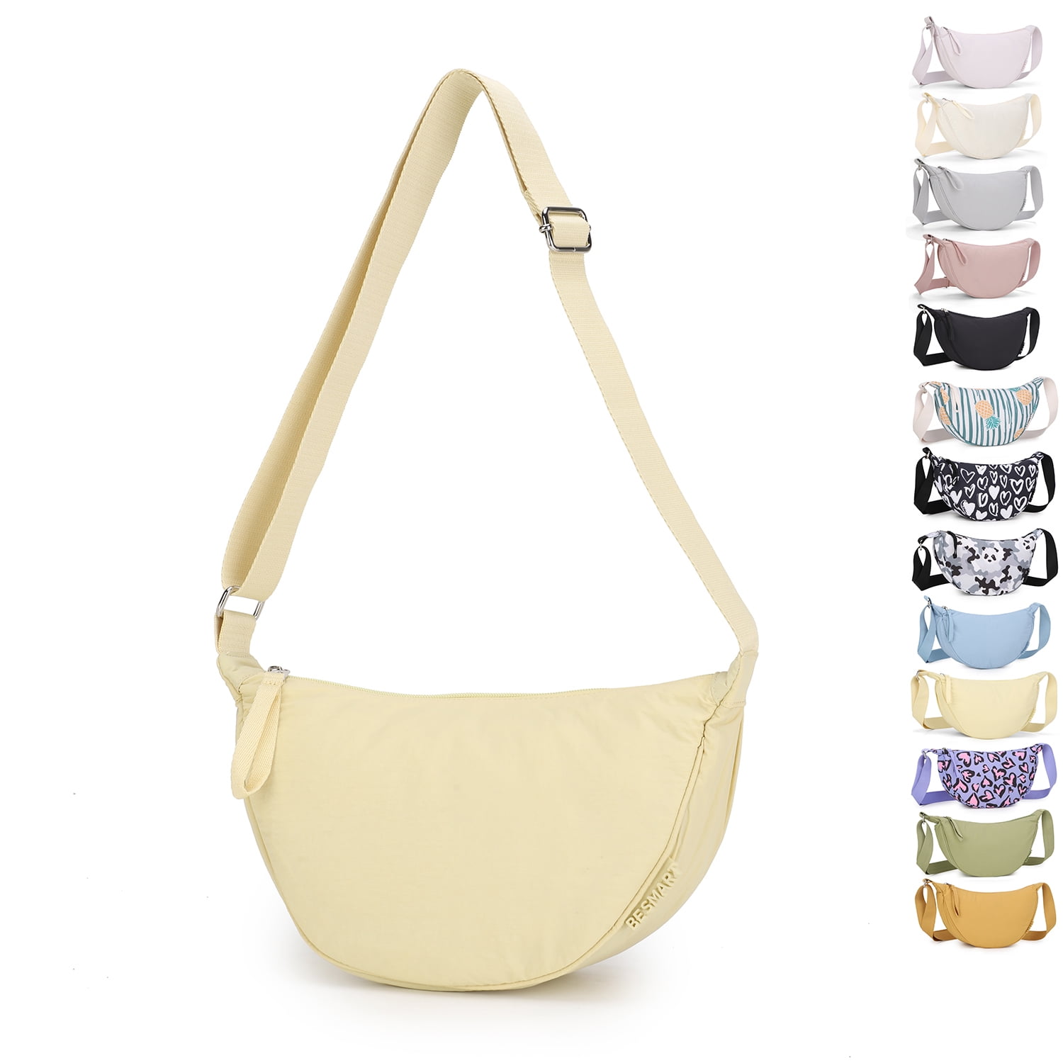 BE SMART Waterproof Crescent Bag Dumplings Bag Women's Crossbody Bag ...