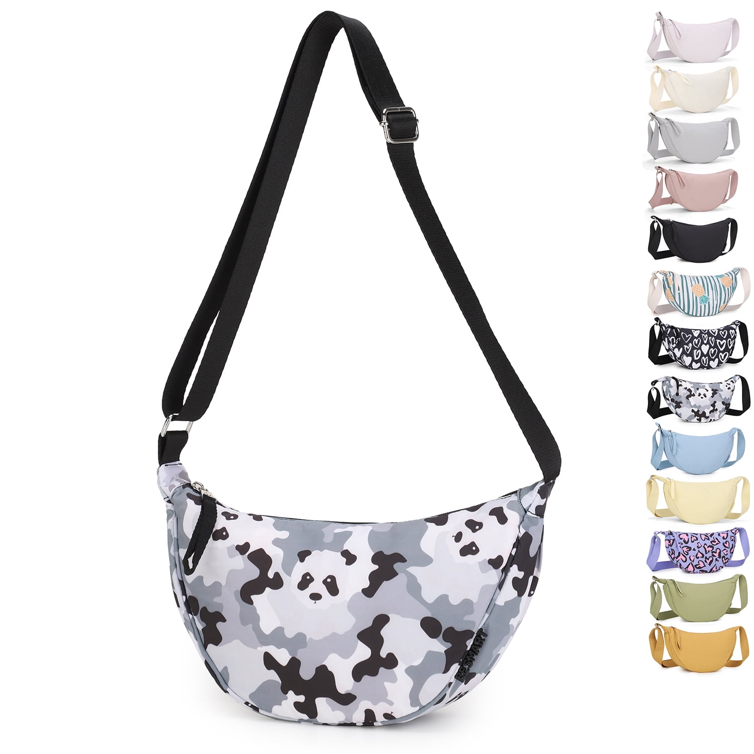 BE SMART Waterproof Crescent Bag Dumplings Bag Women's Crossbody Bag ...