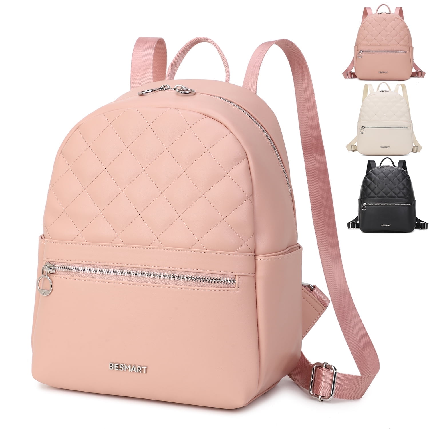 BE SMART Waterproof Small Backpack PU Backpack, Mini Backpacks Casual ...