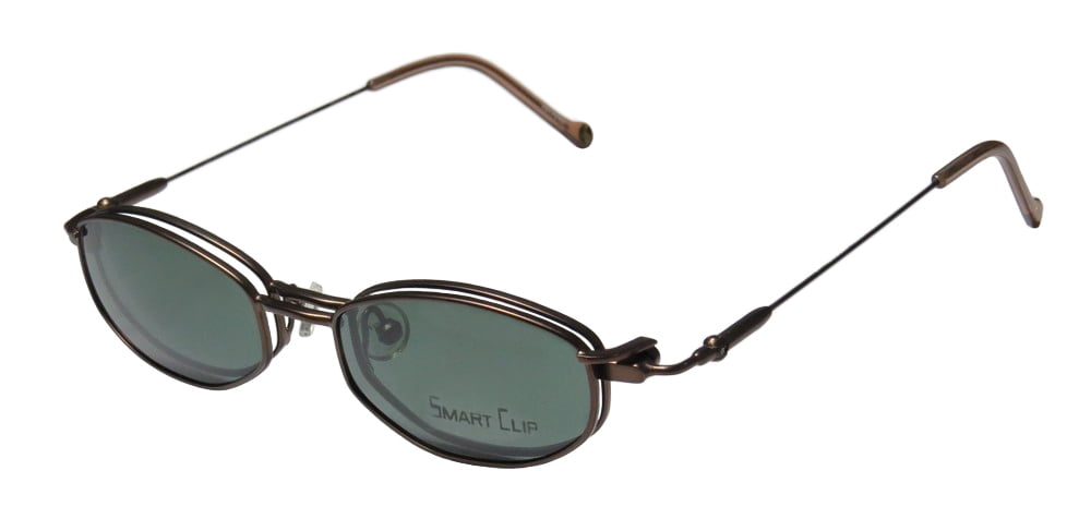SMARTCLIP 281 OPTICAL EYEGLASS FRAME/EYEWEAR WITH POLARIZED CLIP-ON ...