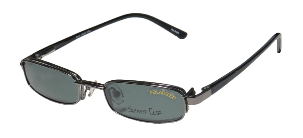 SMARTCLIP 432 SLEEK EYEGLASS FRAME/GLASSES POLARIZED SUNGLASS CLIP-ON ...