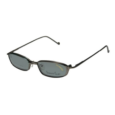 SMARTCLIP 508T TITANIUM EYEGLASS FRAME/GLASSES WITH POLARIZED SUNGLASS ...