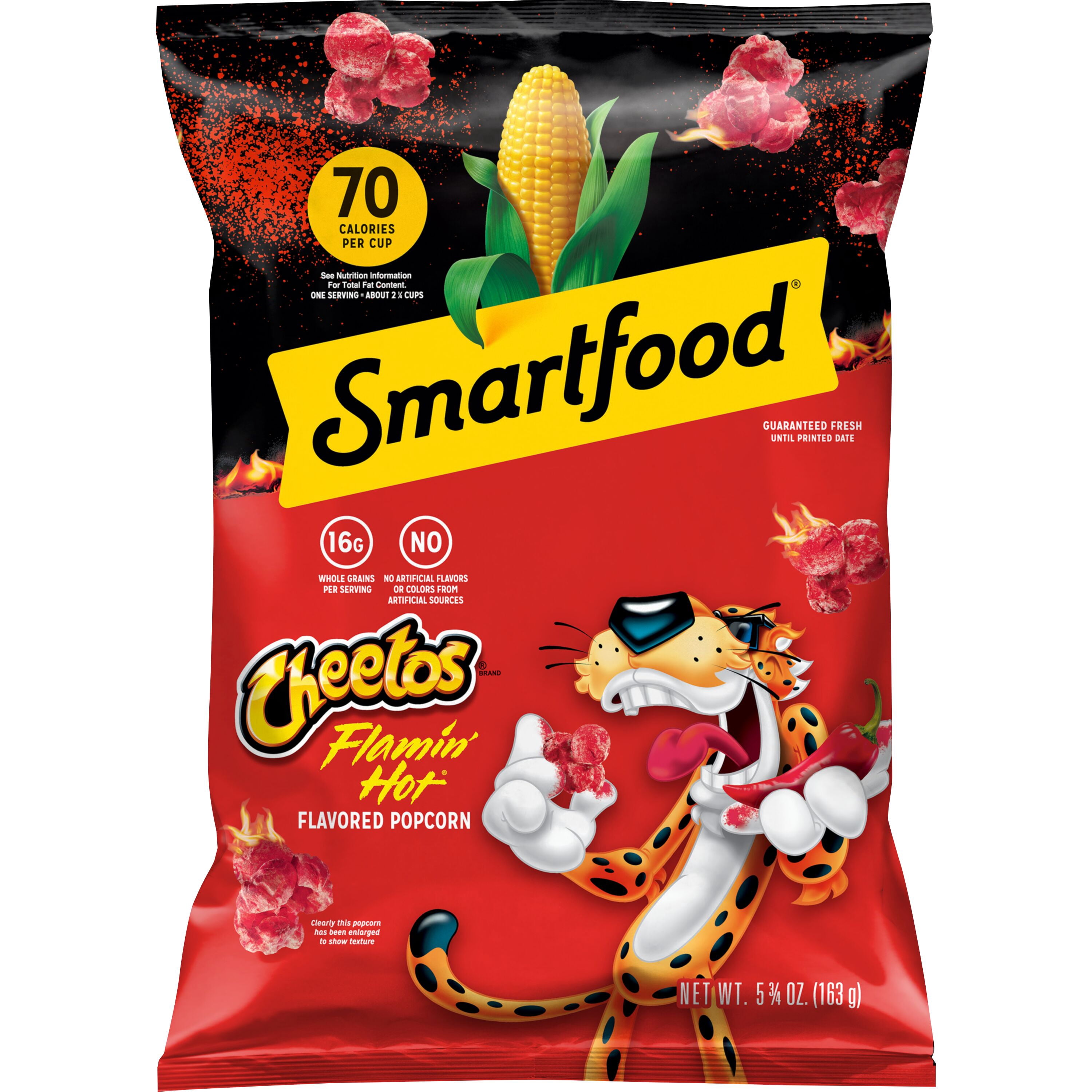 Smartfood, Popcorn, 5.75 oz, Flamin' Hot White Cheddar Flavored ...