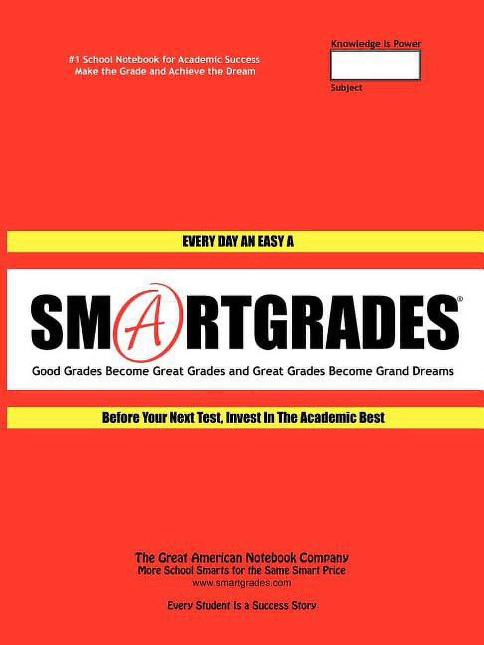 SMARTGRADES BRAIN POWER REVOLUTION School Notebooks with Study Skills ...