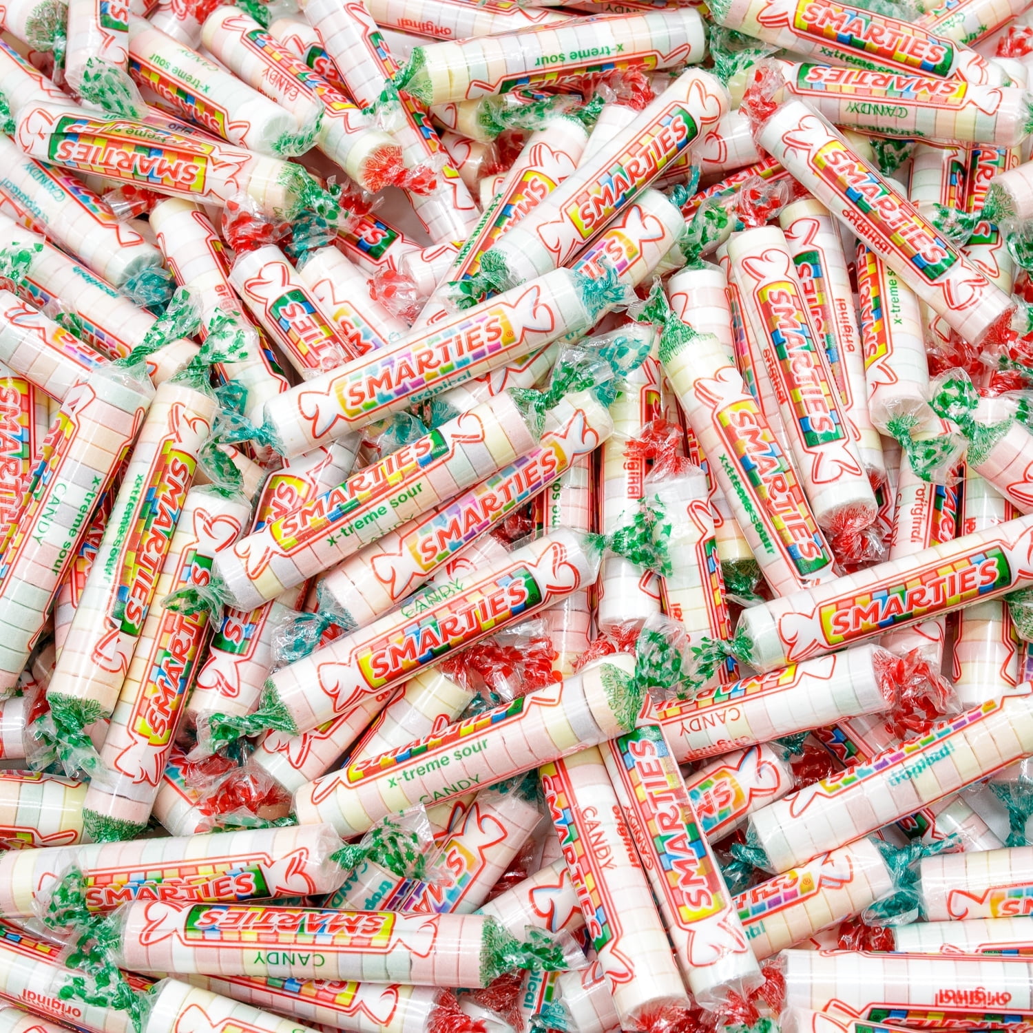SMARTIES Candy Rolls 2 lb – Bulk Bag, Mix of Original & Tropical & X ...