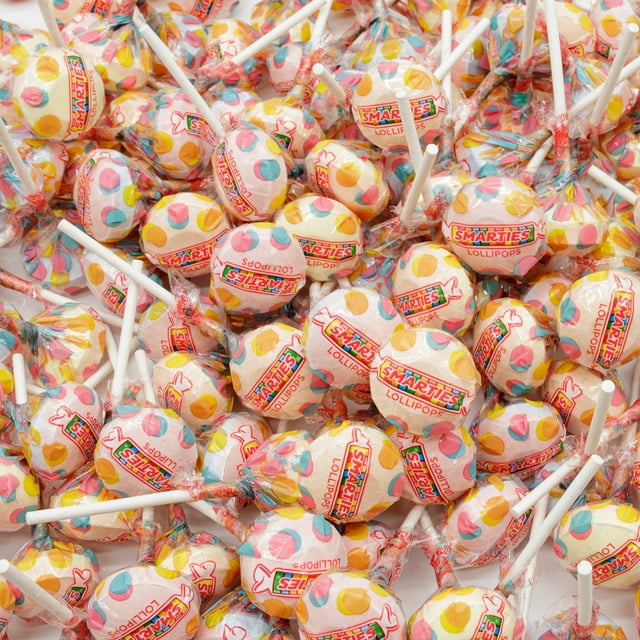 SMARTIES Lollipops 2 lb – Candy in Bulk Bag, Double Lollies, Fruit ...