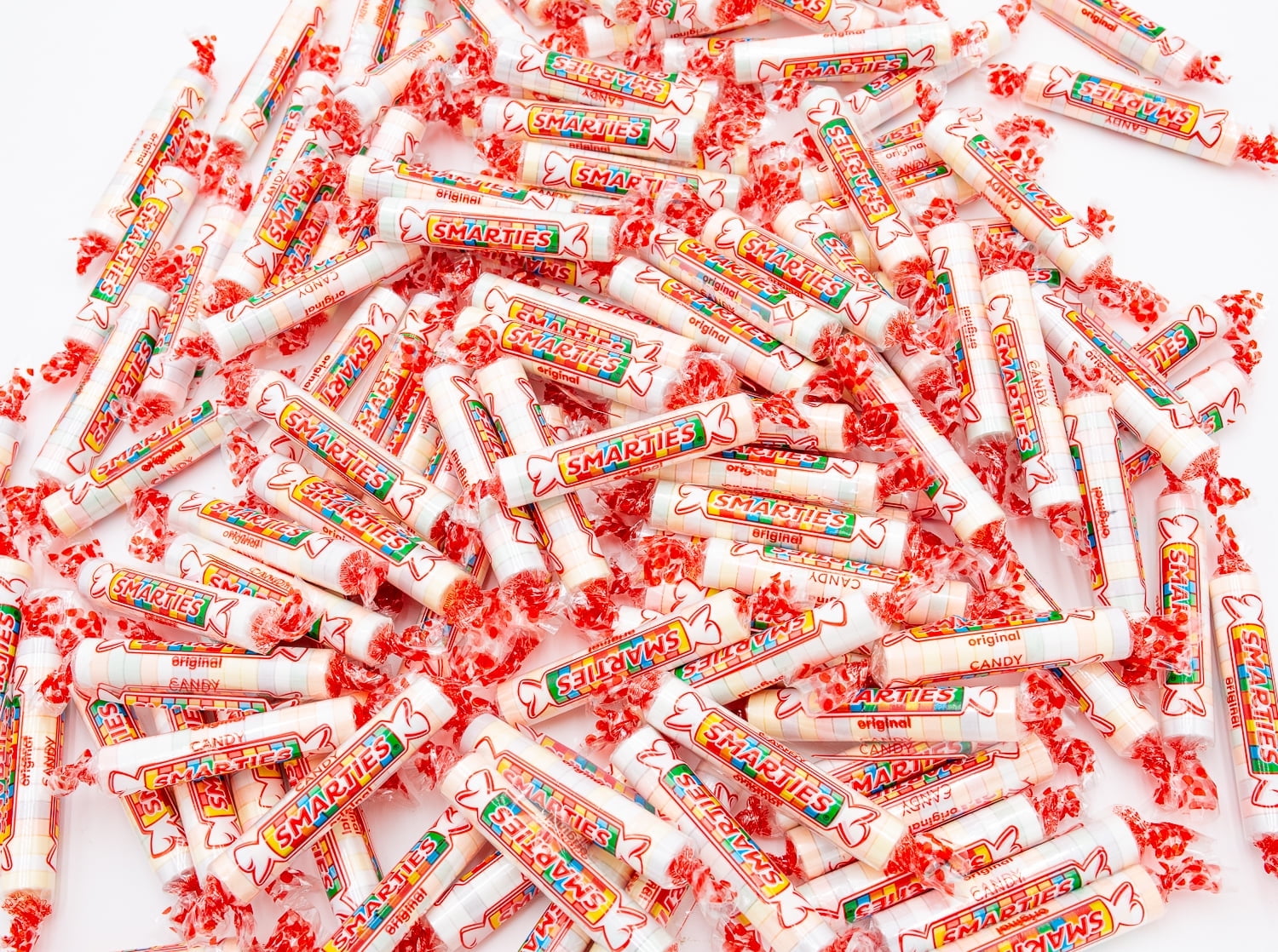Donty-Tonty Smarties Candy Rolls Bulk Bag, Fruity Flavor, Individually ...