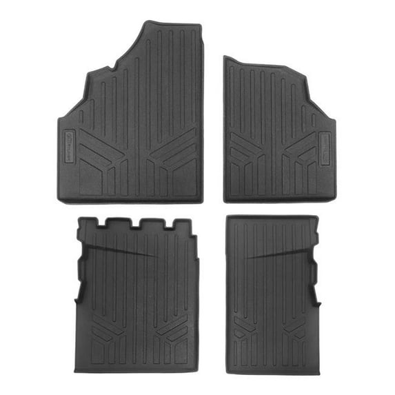 SMARTLINER All Weather Protection Custom Fit 2 Row Rugged Rubber Floor ...