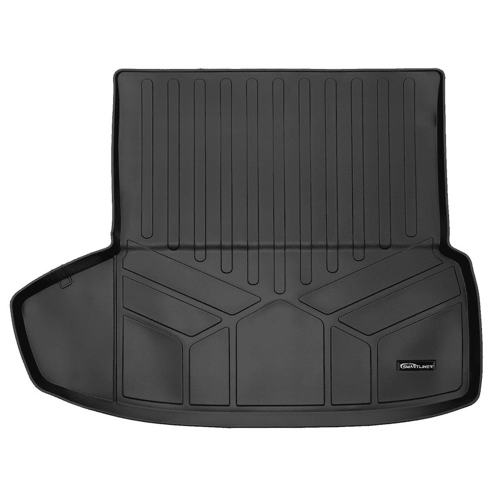 SMARTLINER All Weather Protection Custom Fit Black Cargo Liner Behind ...