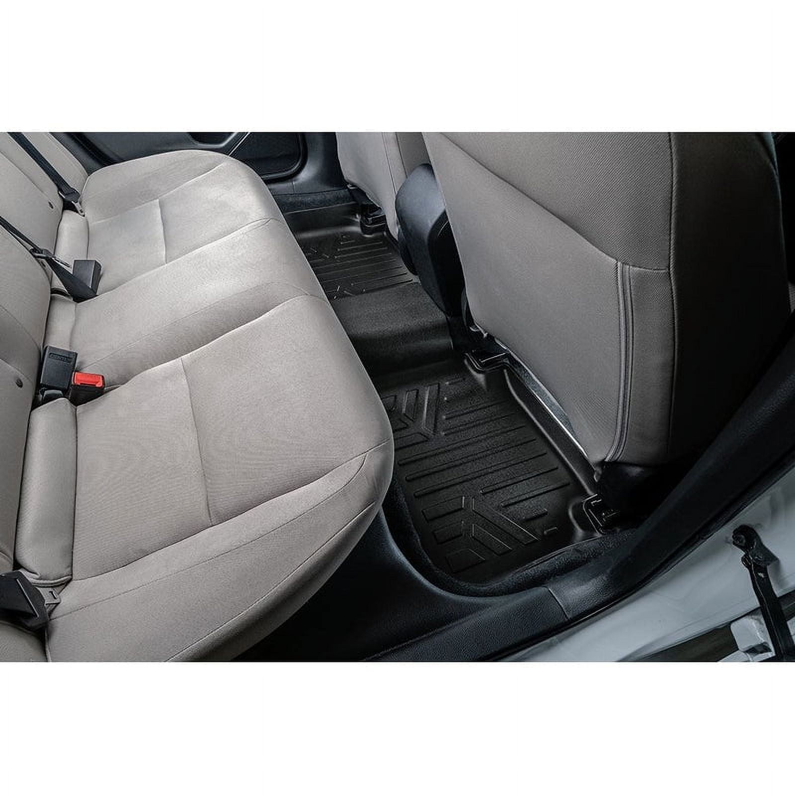SMARTLINER Custom Fit All Weather Black 2 Row Floor Mat Liner Set ...