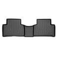 SMARTLINER All Weather Custom Fit 2nd Row Black Floor Mat Liner Set ...