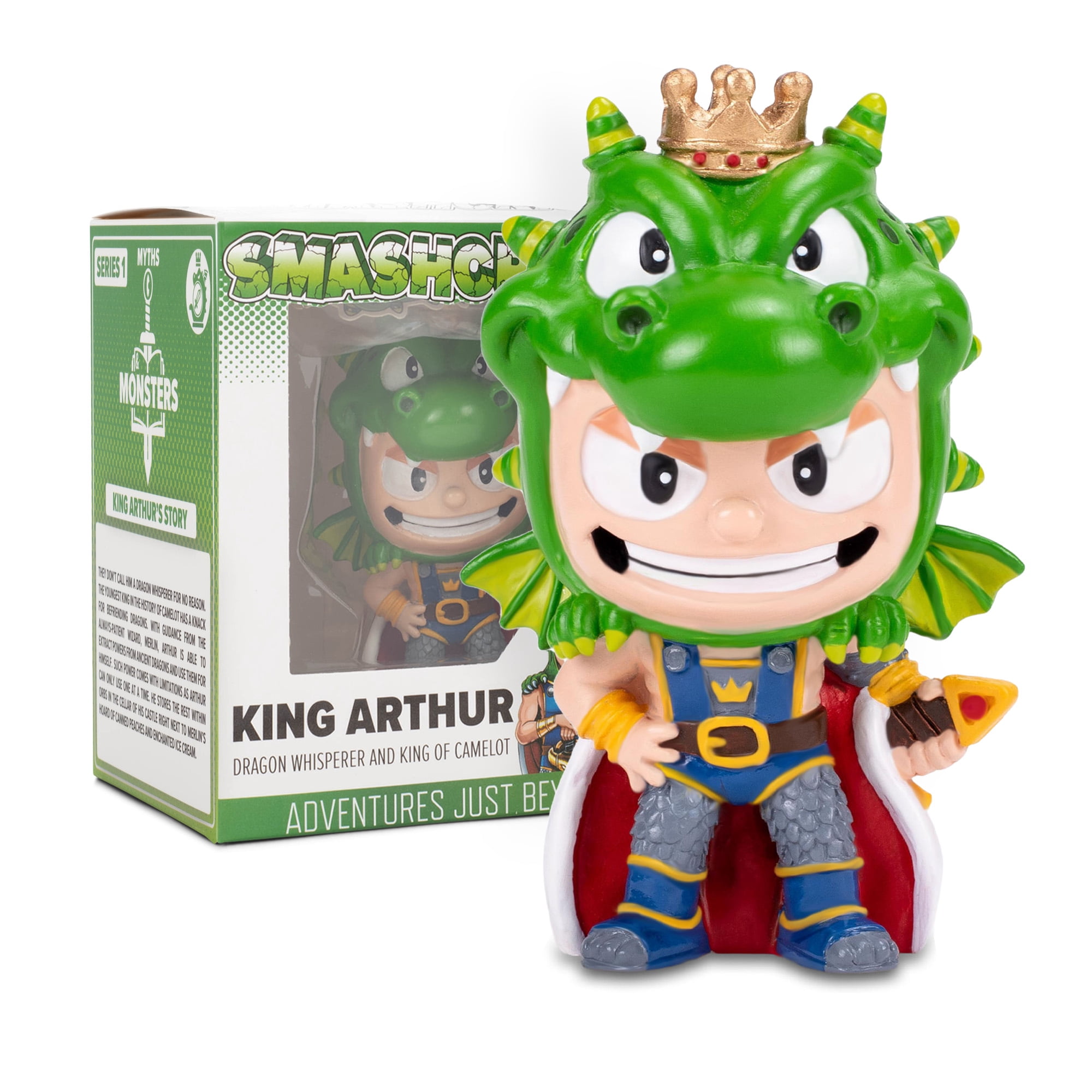 SMASHCRAFT King Arthur Emerald Green 4 inch Painted Resin Boxed ...