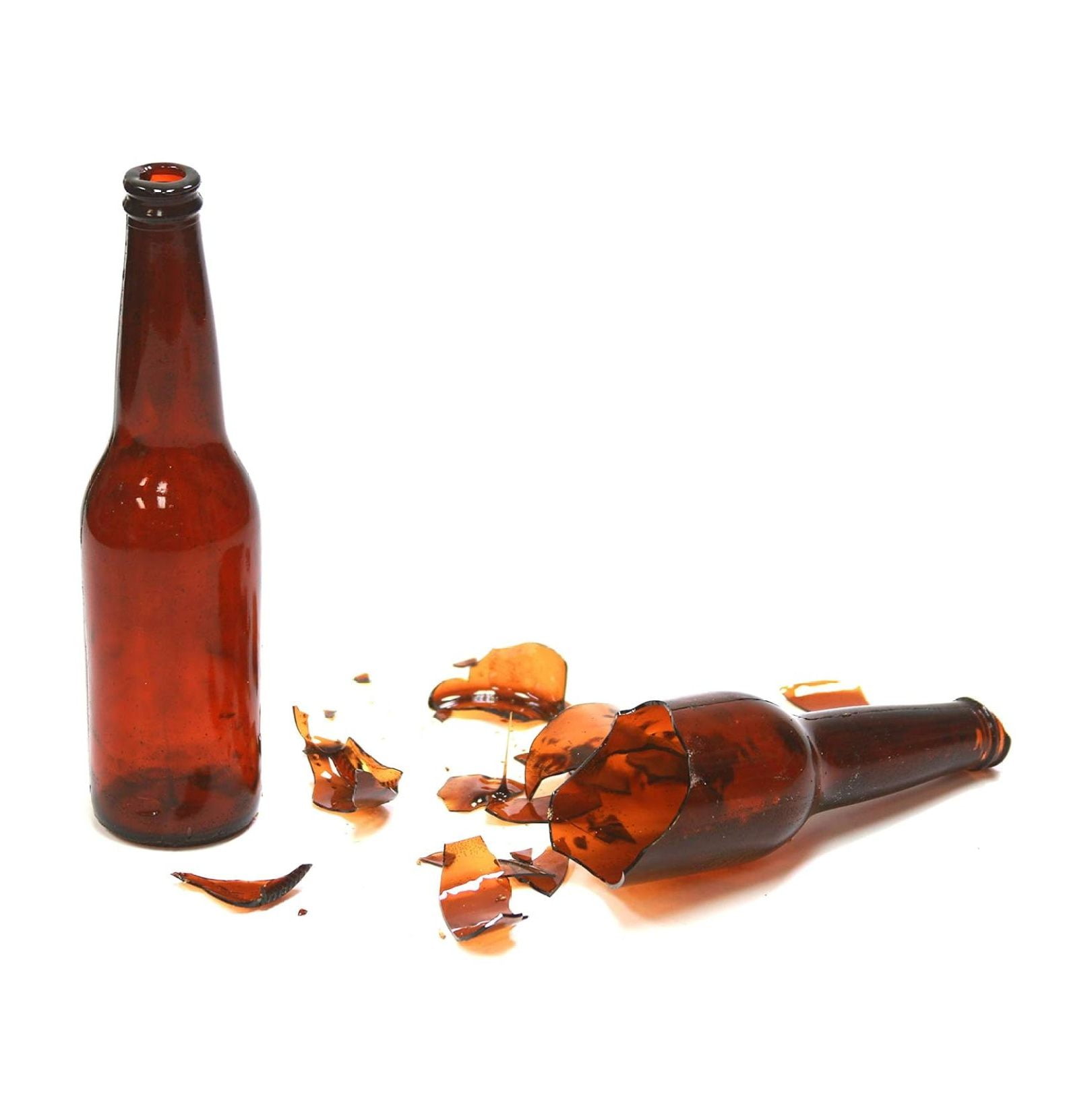 SMASHProps Breakaway Standard Beer or Soda Bottle Prop - Amber Brown ...