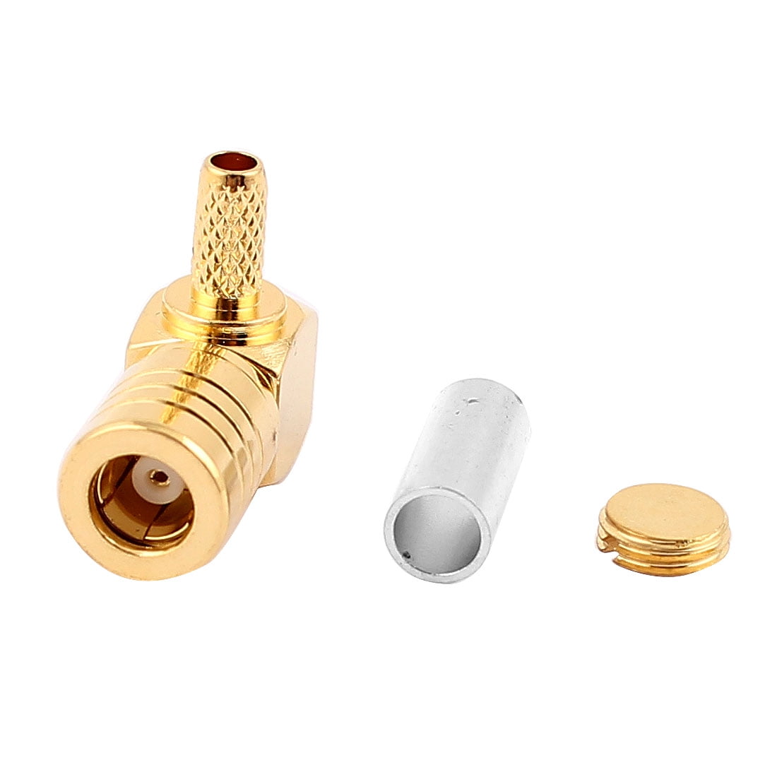 SMB Right Angle Female Plug Connector RG316 RG174 RF Cable Crimp - Walmart.com