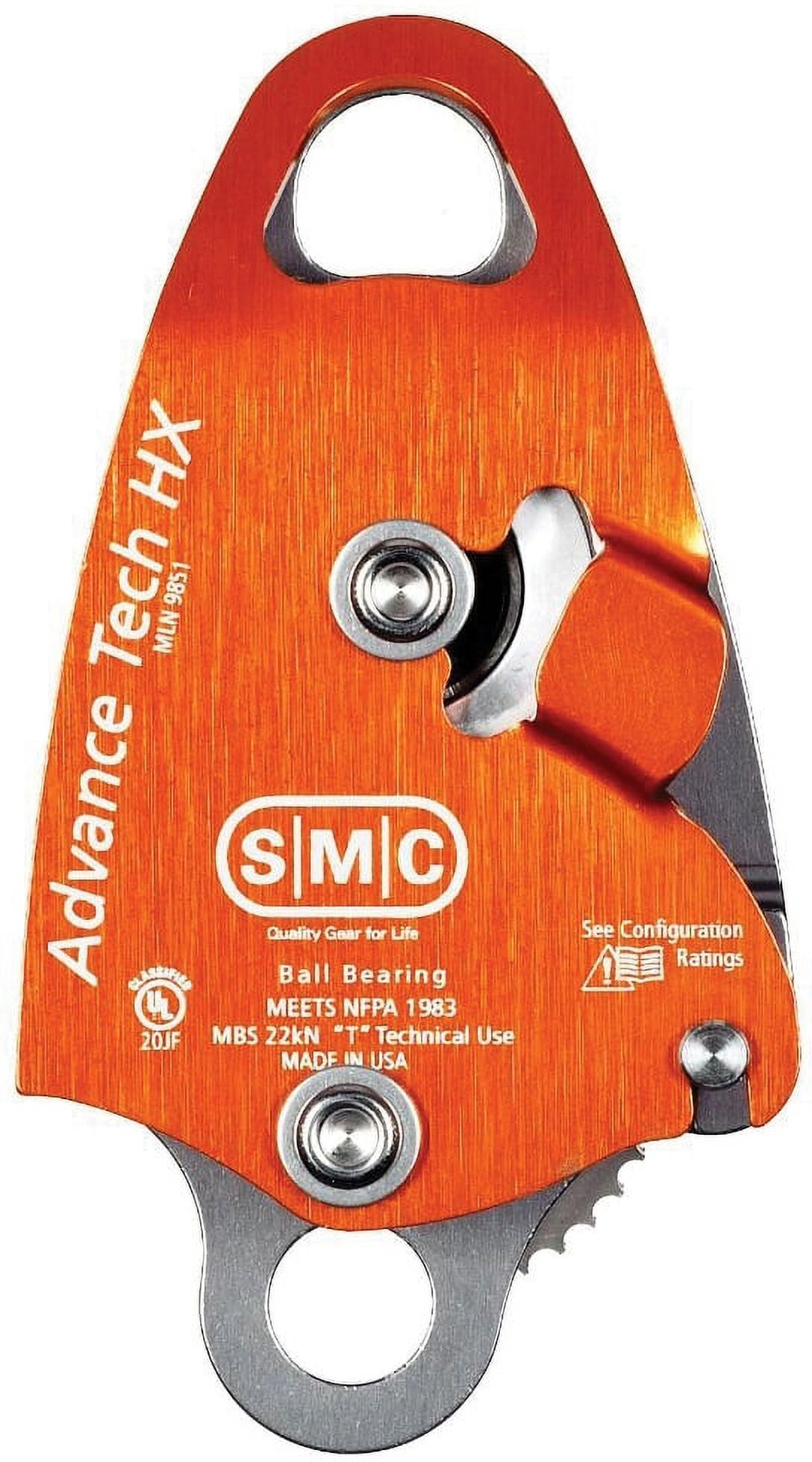 SMC Advance Tech HX Pulley - Orange: High-Quality Climbing Gear for ...