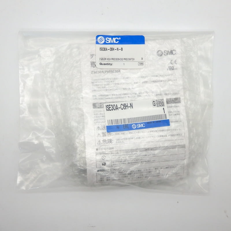 SMC Corporation 6mm NPN 1-Output Straight Pressure Switch ISE30A-C6H-N ...