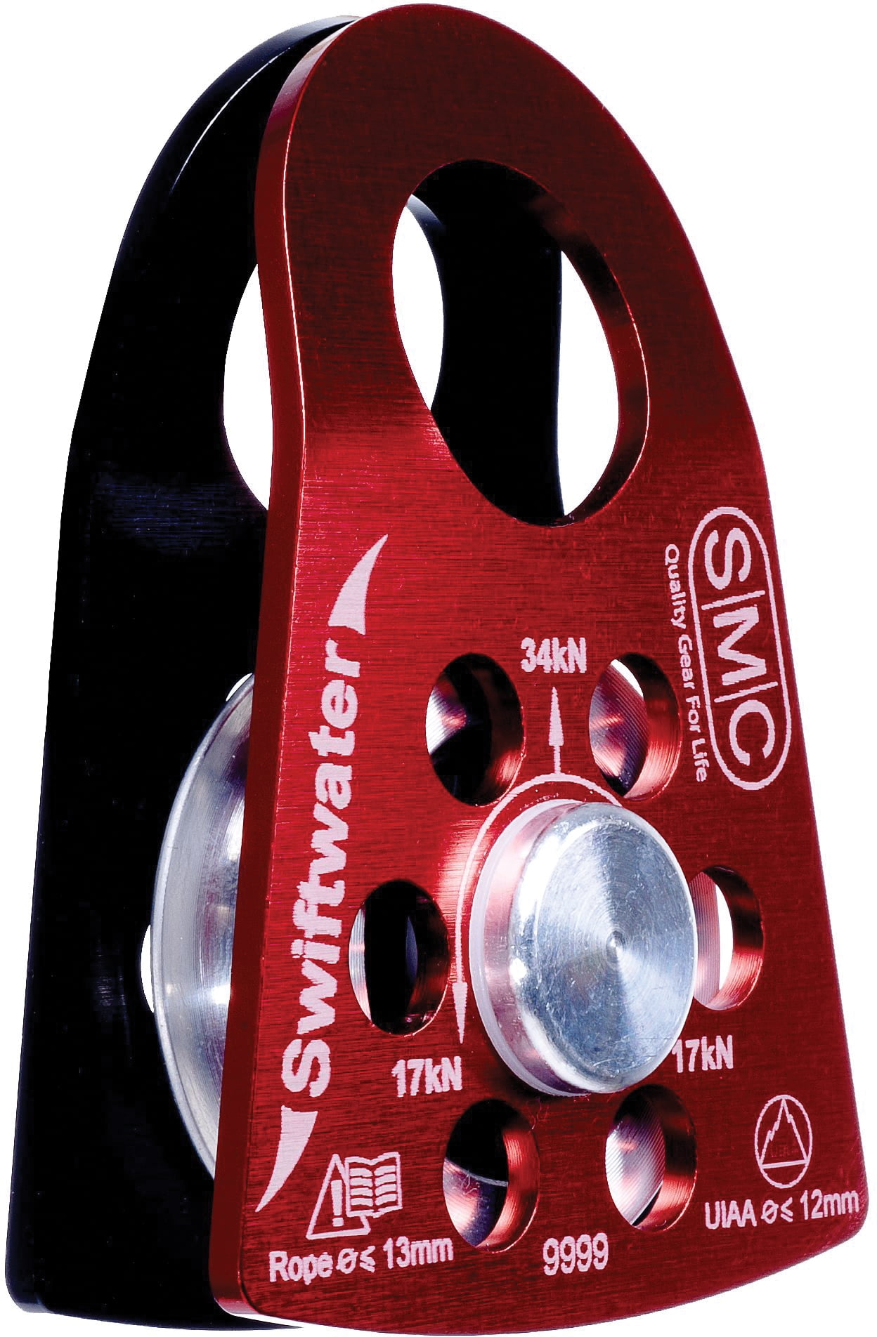 SMC Swiftwater Pulley 2" - Red: Essential Gear for Water Rescue ...