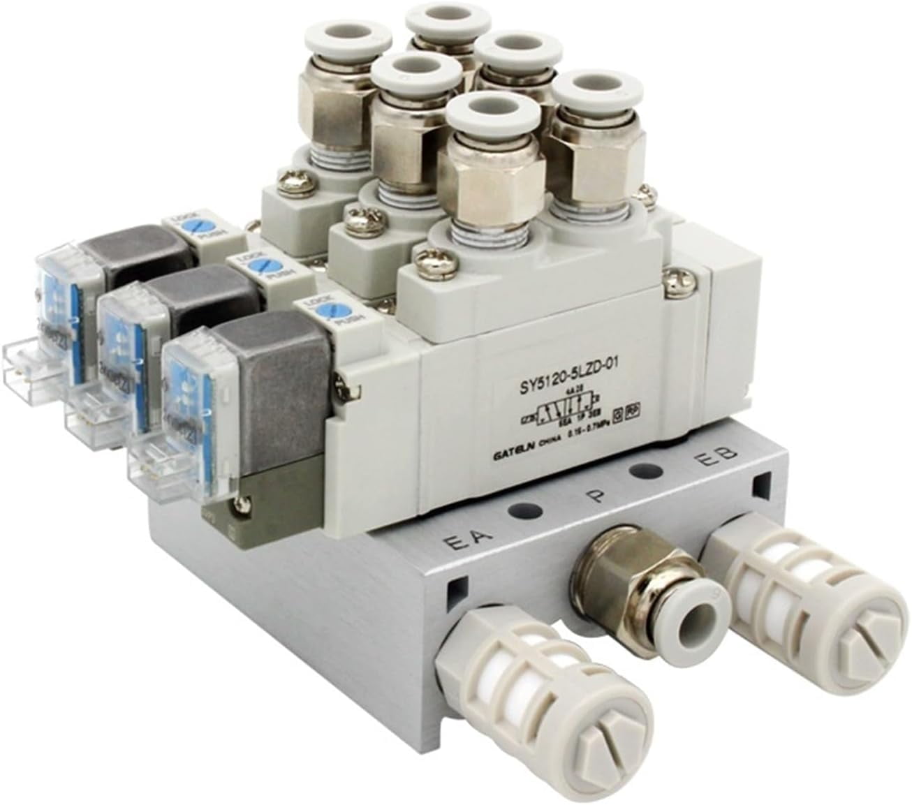 SMC type SY5120 solenoid valve combination single electronically ... SMC type SY5120 solenoid valve combination single electronically ...