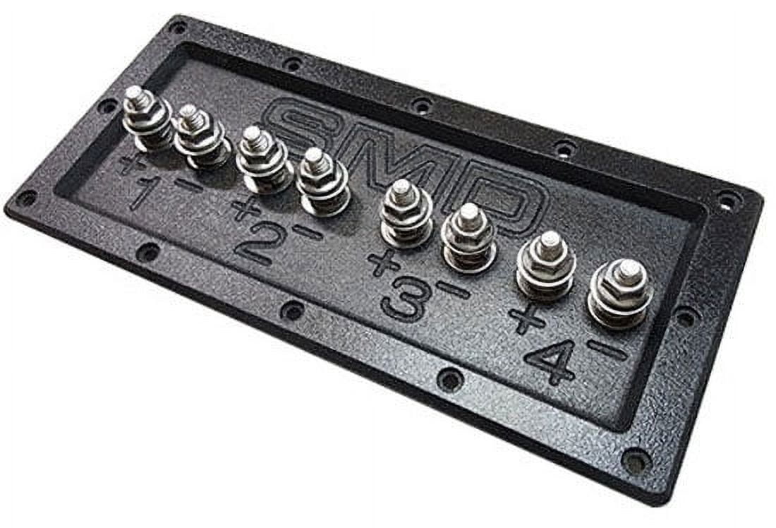 SMD 4 Channel Heavy Duty Square Speaker Terminal (Stainless) - 4 ...