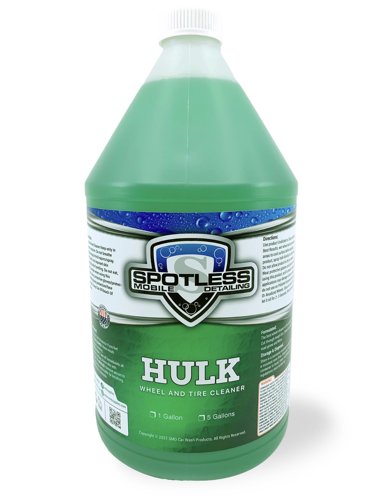SMD Hulk Wheel & Tire Cleaner - 1 Gal, Auto Chemicals for Car, Truck ...