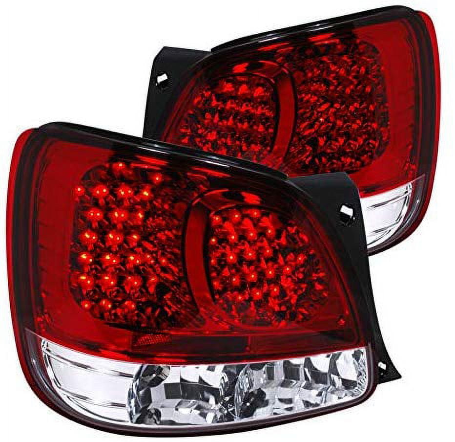 SMD LED Replacement Tail Lights Rear Brake Lamp In Chrome Housing Red ...
