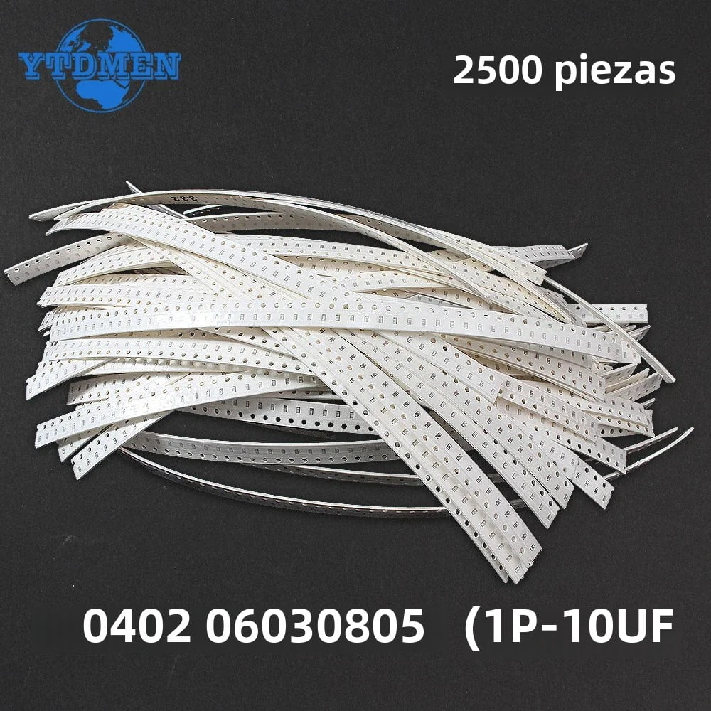 SMD Resistor Kit 2500PCS 50 Values Ceramics 0402 0603 0805 Assortment ...