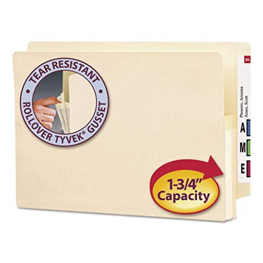 SMD75164 - Size : Letter - Manila End Tab File Pockets - Box of 10 ...