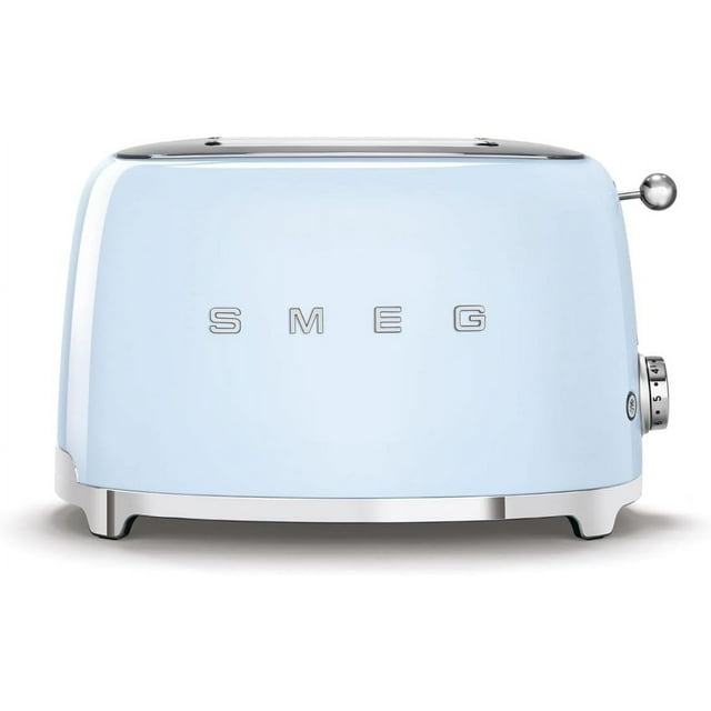 SMEG 2 Slice Toaster with 6 Presets and Defrost Function and Removable ...