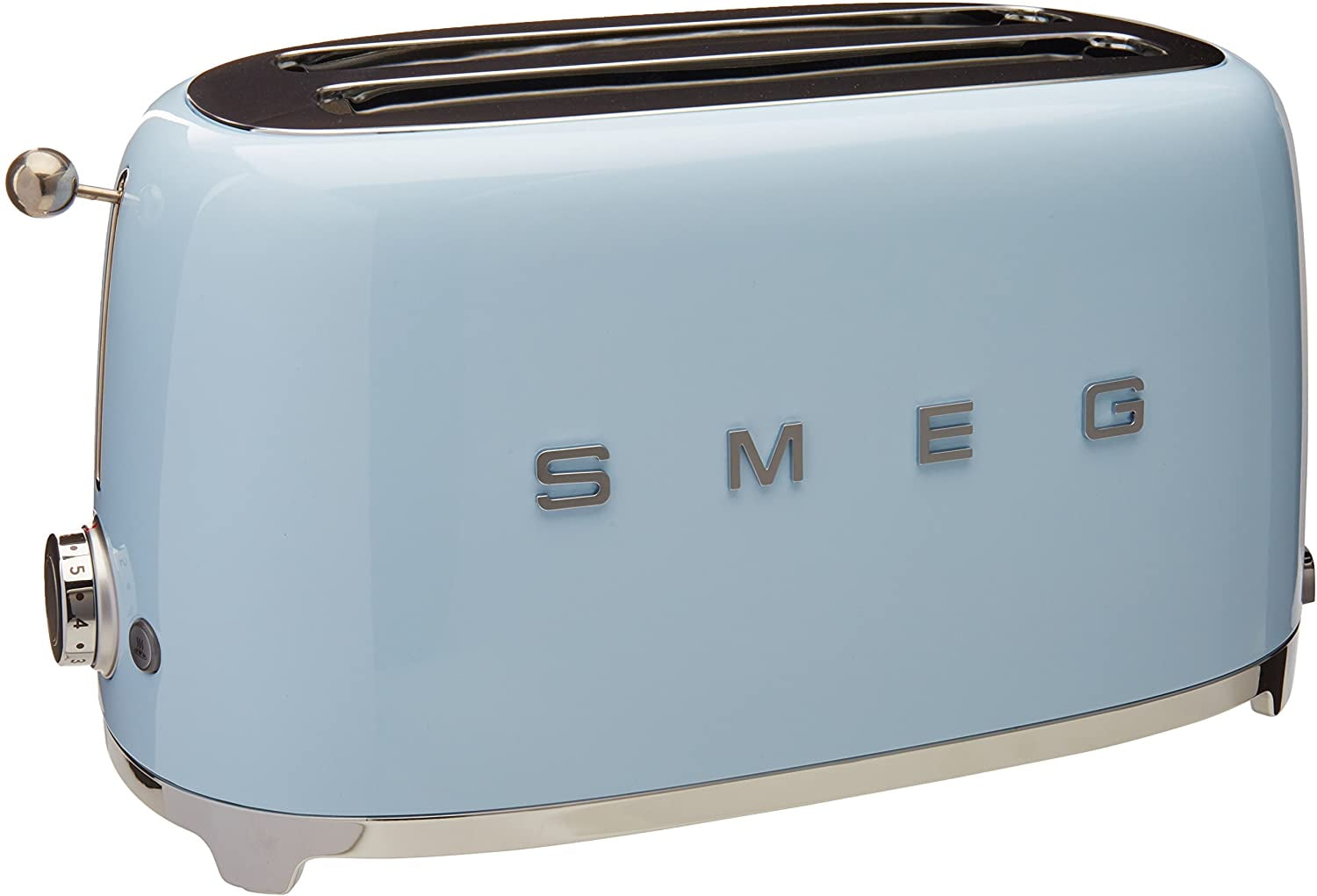SMEG 2 Slice Toaster with 6 Presets and Defrost Function and Removable ...