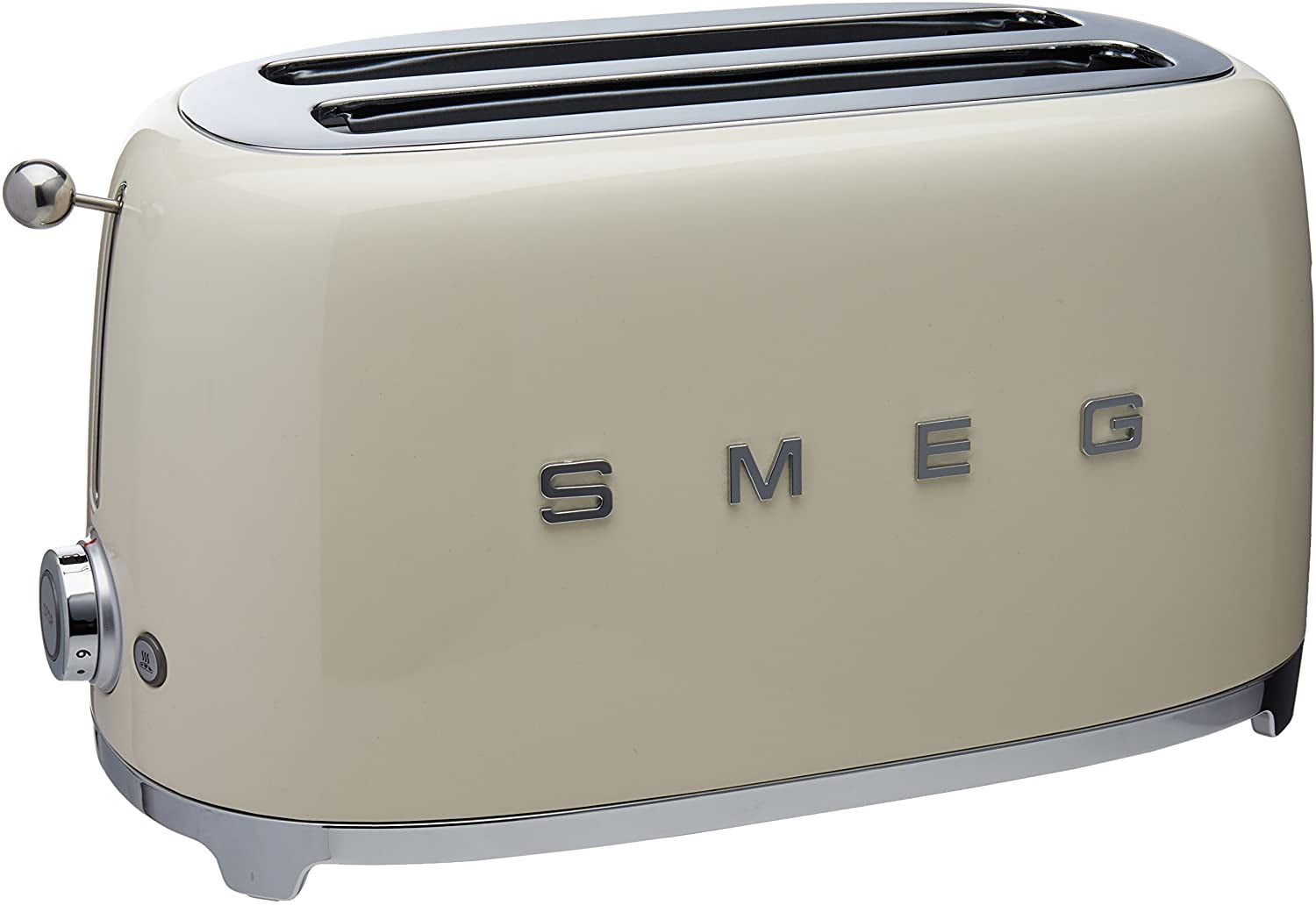 SMEG 2 Slice Toaster with 6 Presets and Defrost Function and Removable ...