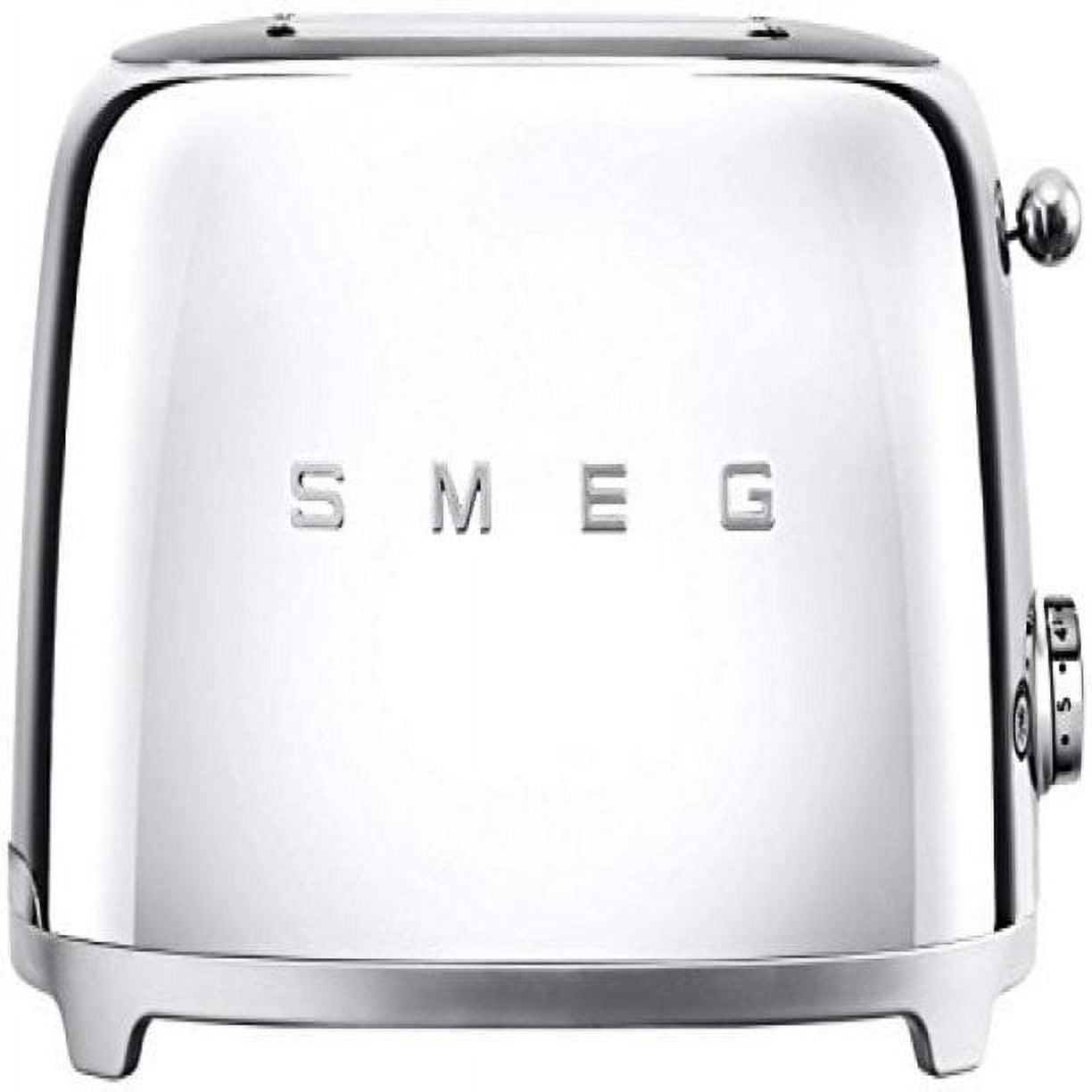 SMEG 50's Retro Style 2-Slice Electric Toaster with Powder Coated Steel ...