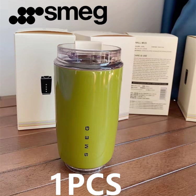 SMEG Thermos Cup Hot Coffee Insulated Stainless Steel Thermal Glass Mug ...