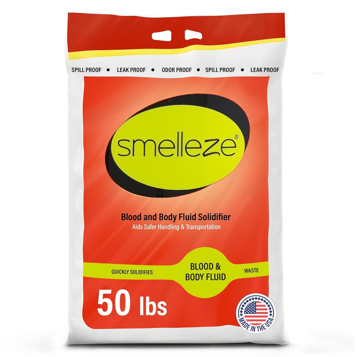 SMELLEZE Medical Waste Clean Up Super Absorbent Solidifier & Deodorizer ...
