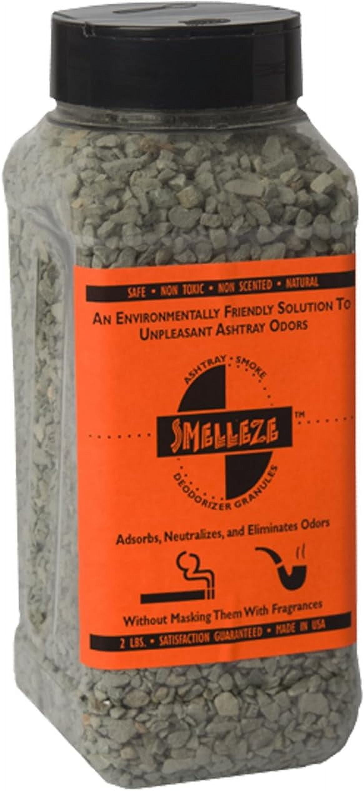 SMELLEZE Natural Ashtray Odor Eliminator Deodorizer 50lb Bag Granules ...