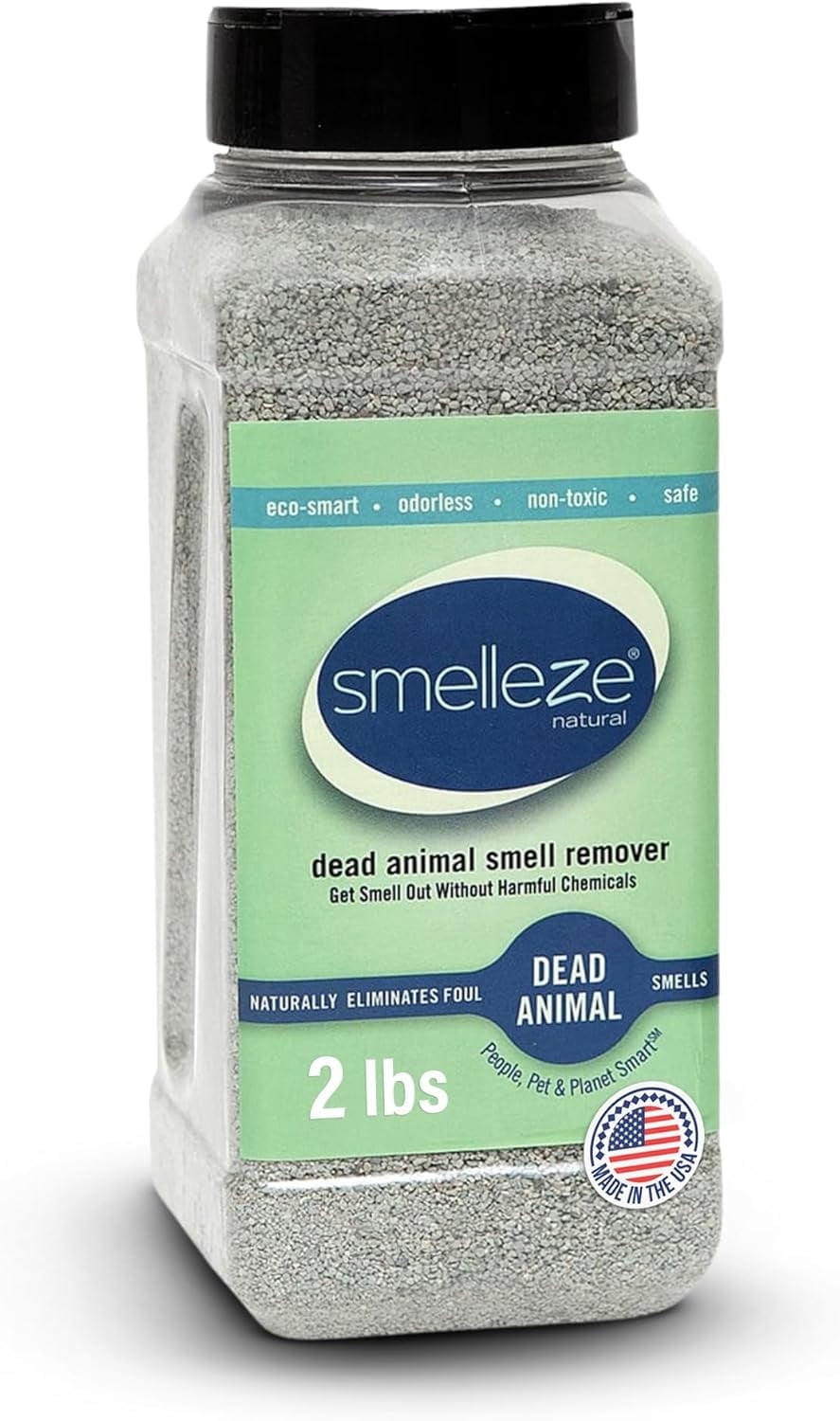 SMELLEZE Natural Dead Animal Odor Removal Granules, 2 lbs.: Rodent ...