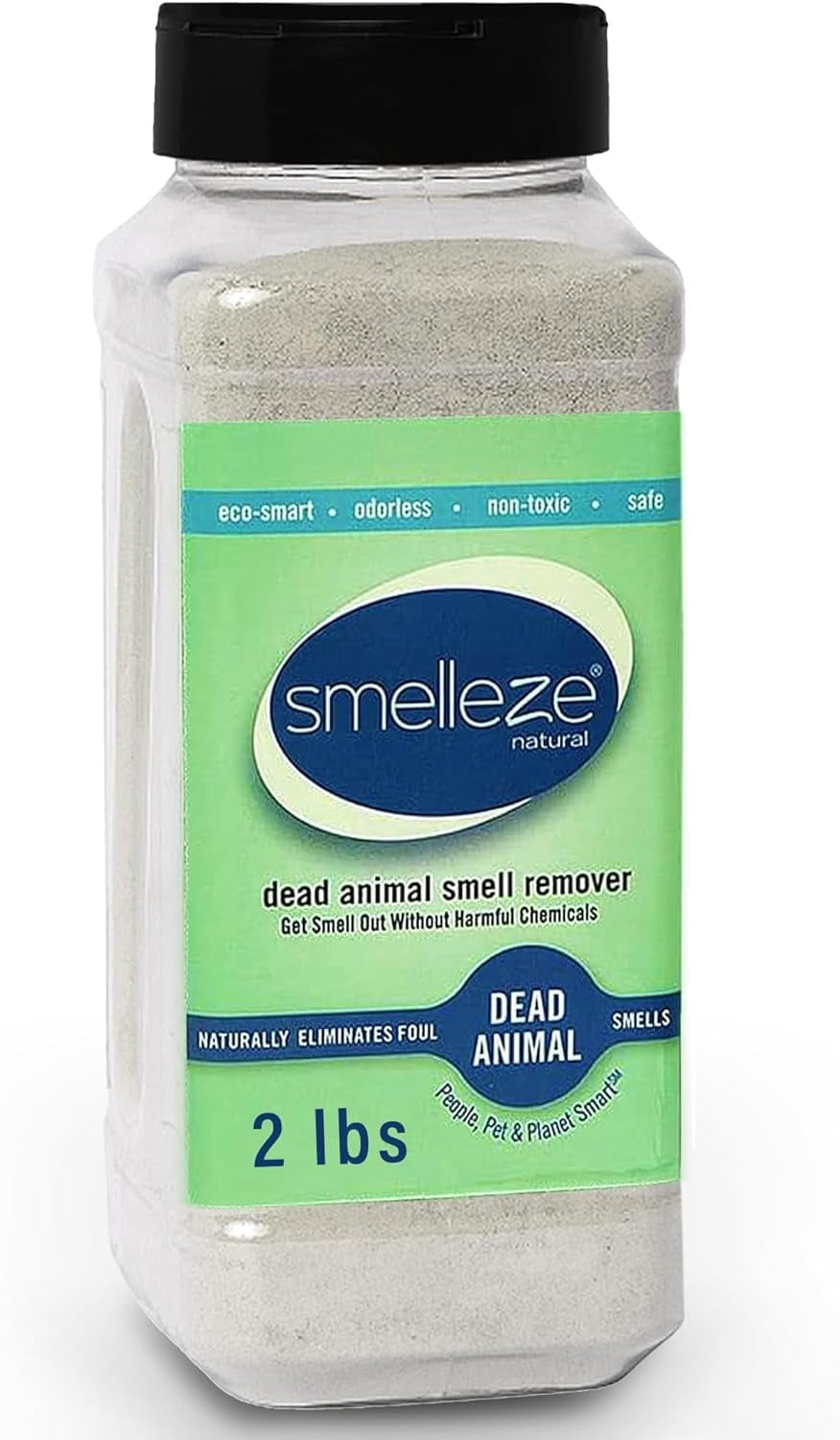 SMELLEZE Natural Dead Animal Smell Removal Powder- 50 lbs.: Eliminate ...