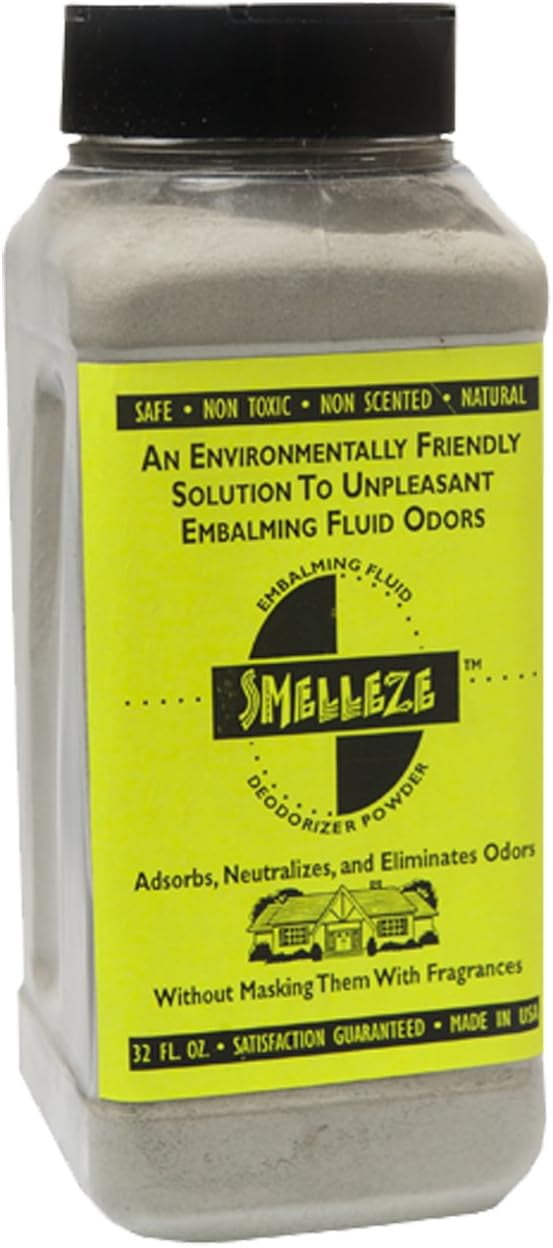 SMELLEZE Natural Embalming Smell Removal Deodorizer: 2 lb. Powder Rids ...