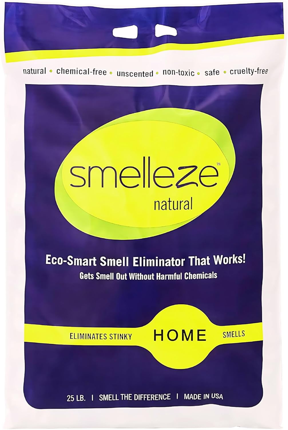 SMELLEZE Natural House Smell Deodorizer Granules: 25 lb. Bag - Walmart ...