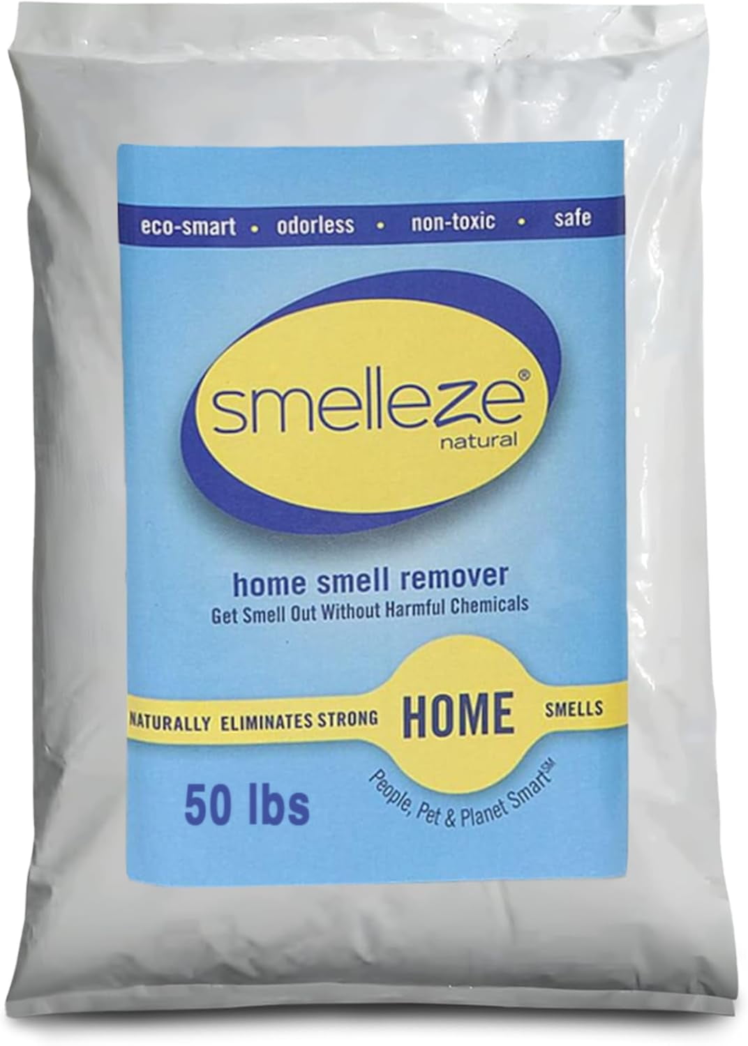 SMELLEZE Natural ROOM/House Odor Eliminator Deodorizer: 50 lb Granules ...