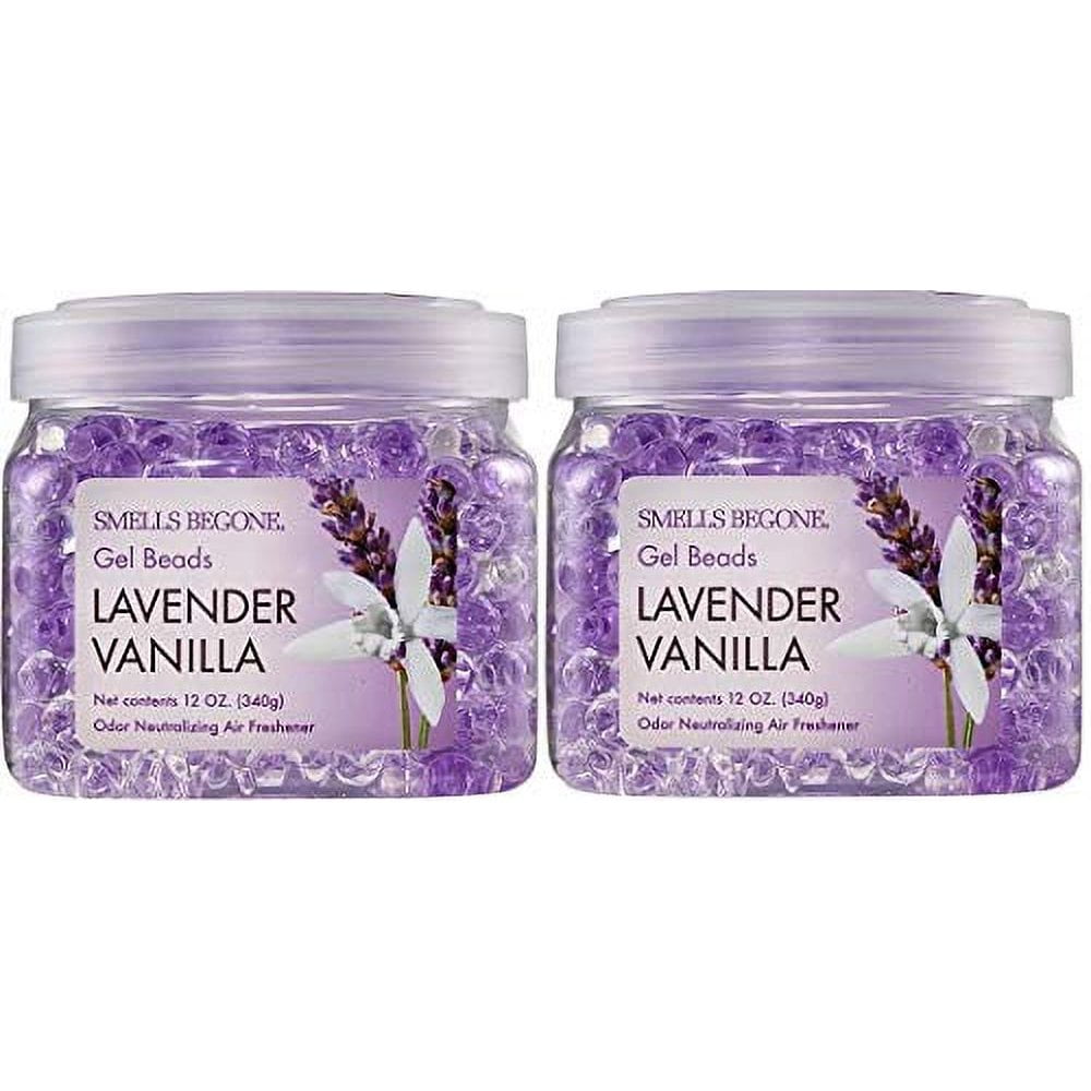 SMELLS BEGONE 12oz 2-Pack Odor Absorber Gel Beads Air Freshener Odor ...